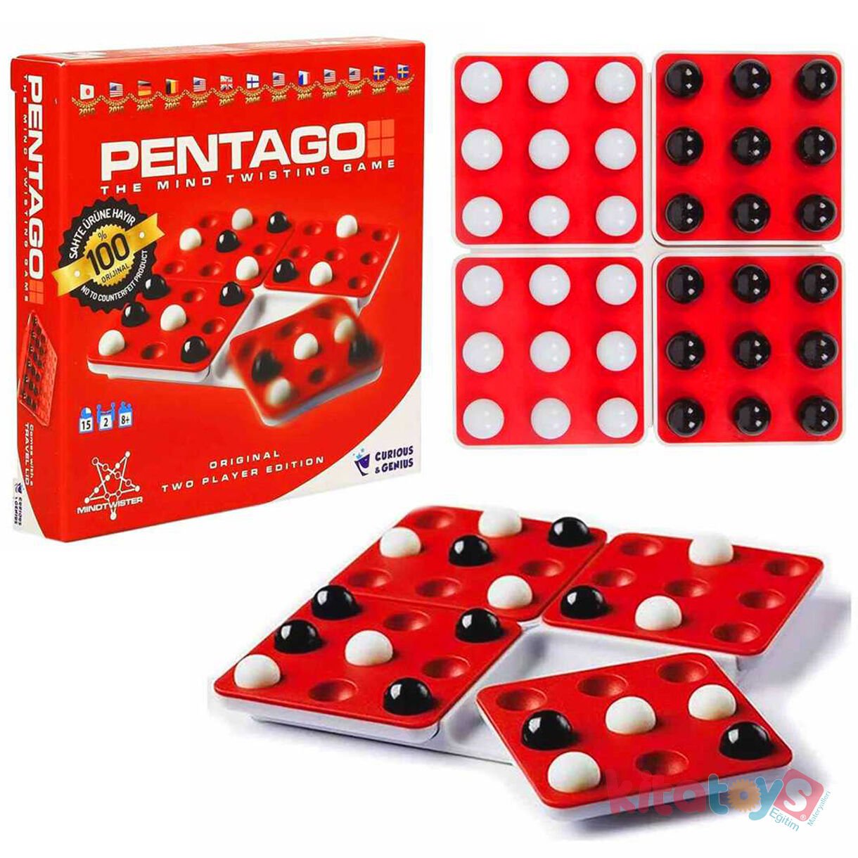 Pentago Zeka Oyunu 40861231 Orjinal | İlkokul Oyunları en Ucuz Kitatoys ...