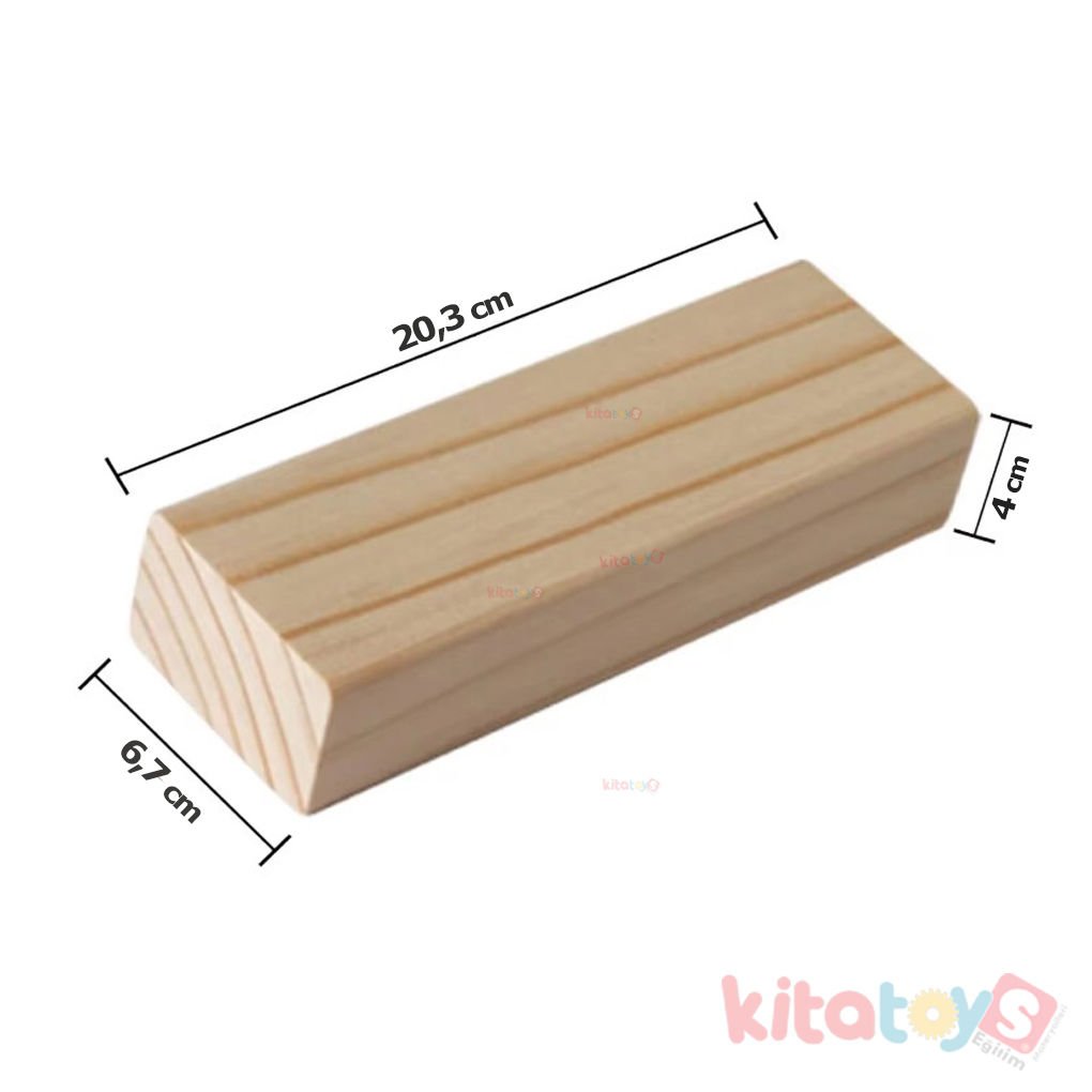 DEVASA Jenga Blokları 72 cm Ahşap Büyük Boy Denge Oyunu | KitaToys.com'da.