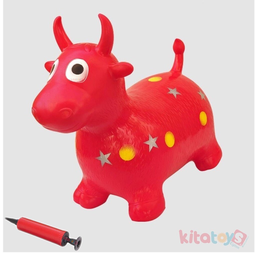 Şişme Hayvan İNEK (Zıp Zıp Oyuncak Zıplama Pilates) Boğa | Kitatoys.com'da.